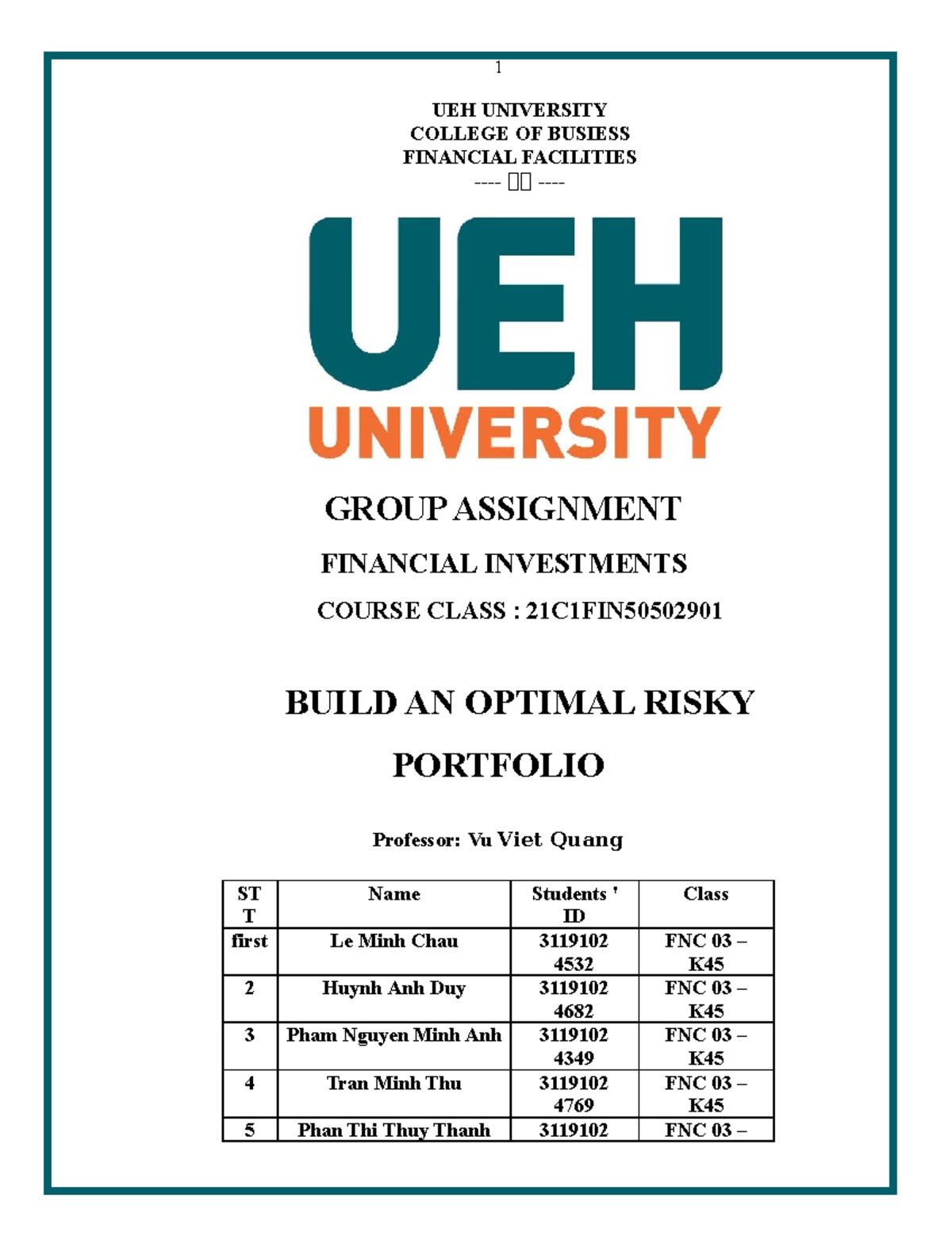 ĐTTC đã chỉnh format 1 - aaaa - UEH UNIVERSITY COLLEGE OF BUSIESS ...
