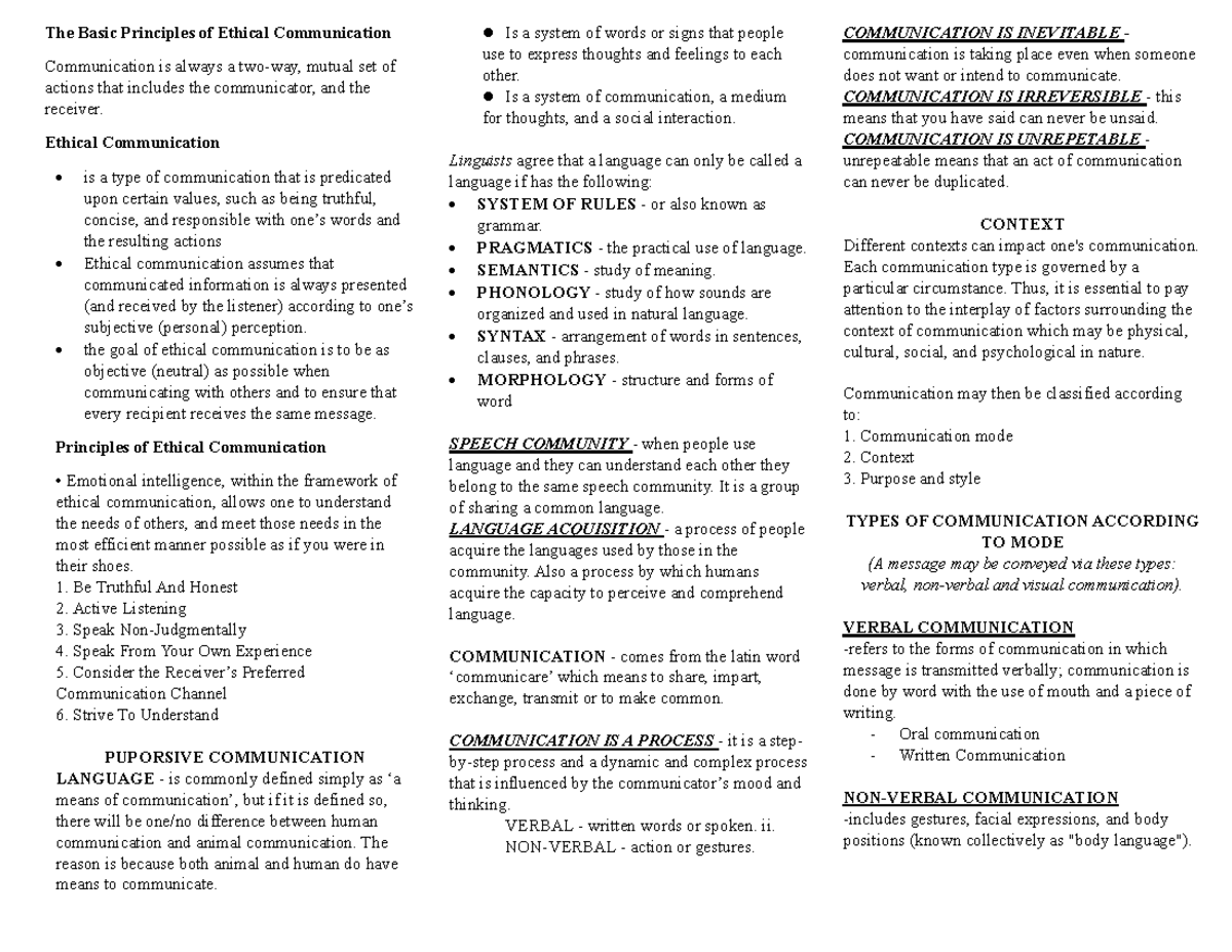 Purcomm reviewer kay sheena wag delete - The Basic Principles of ...