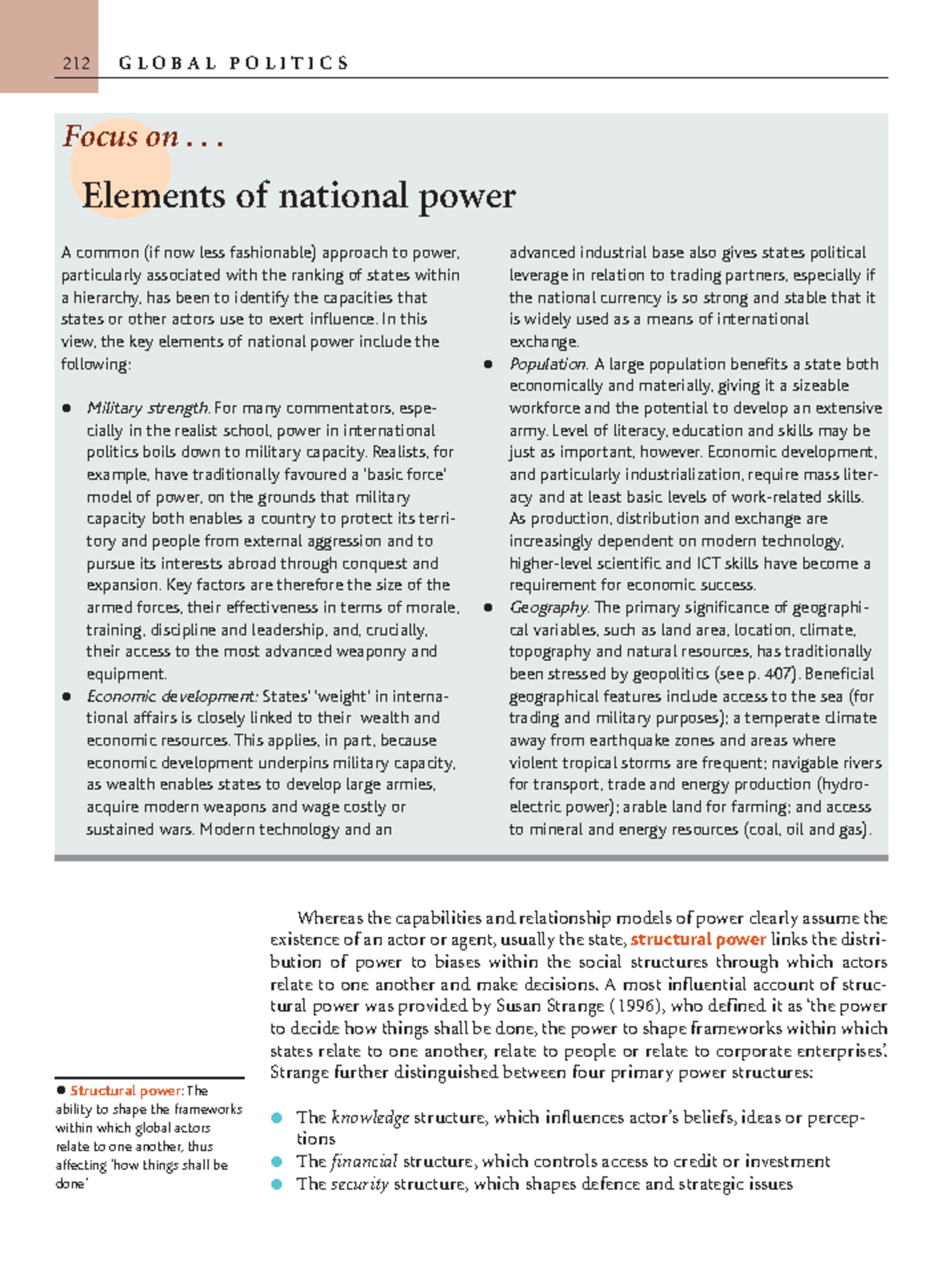 Global Politics-119 - n/a - Whereas the capabilities and relationship ...