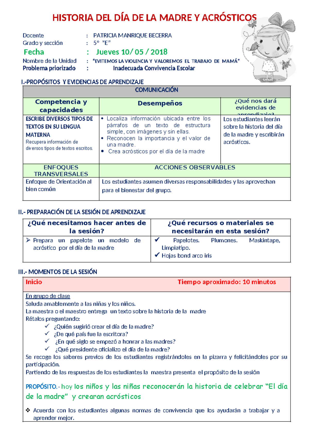 Historia del Día de la Madre - HISTORIA DEL DÍA DE LA MADRE Y ...