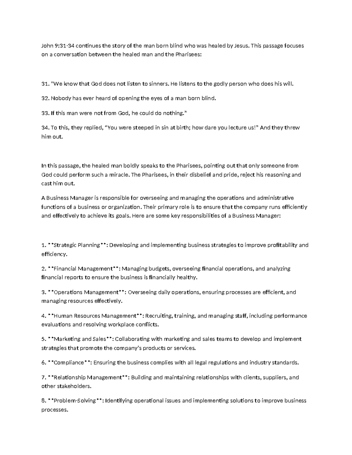 Sign Up-WPS Office - Jesus heals the blind - John 9:31-34 continues the ...
