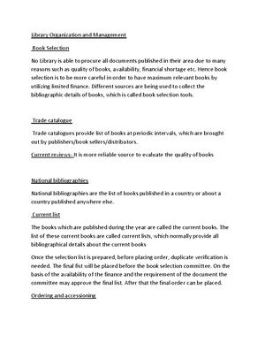 Stack Room - Shelf register or shelf list is an important record of ...