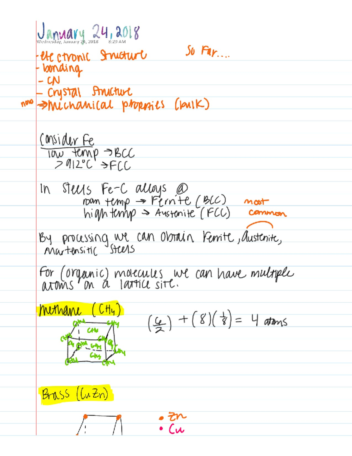 Jan 24 Notes - Professor: Dr. Taylor Ware - BMEN 4360 - Studocu