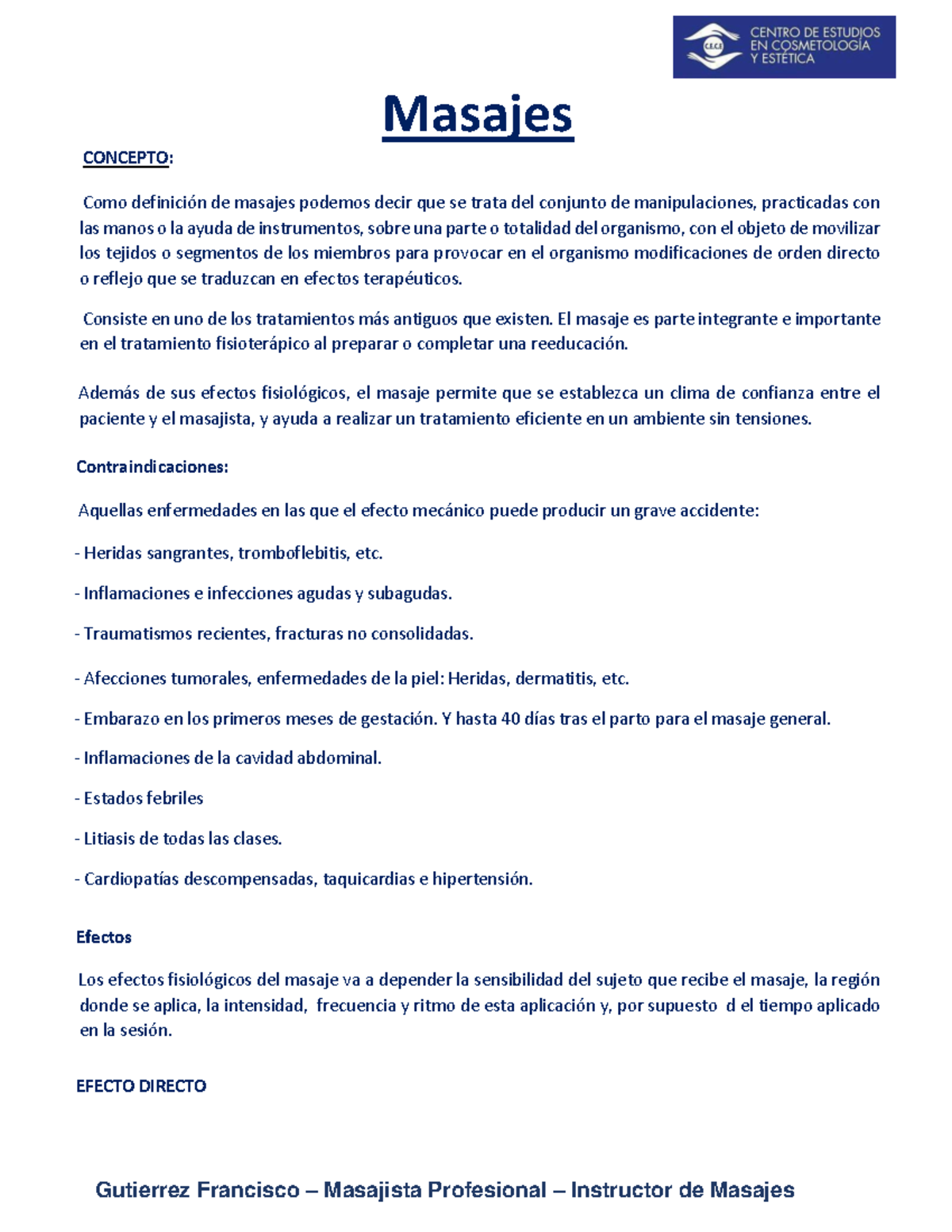 1- Generalidades del Masaje - Gutierrez Francisco – Masajista ...