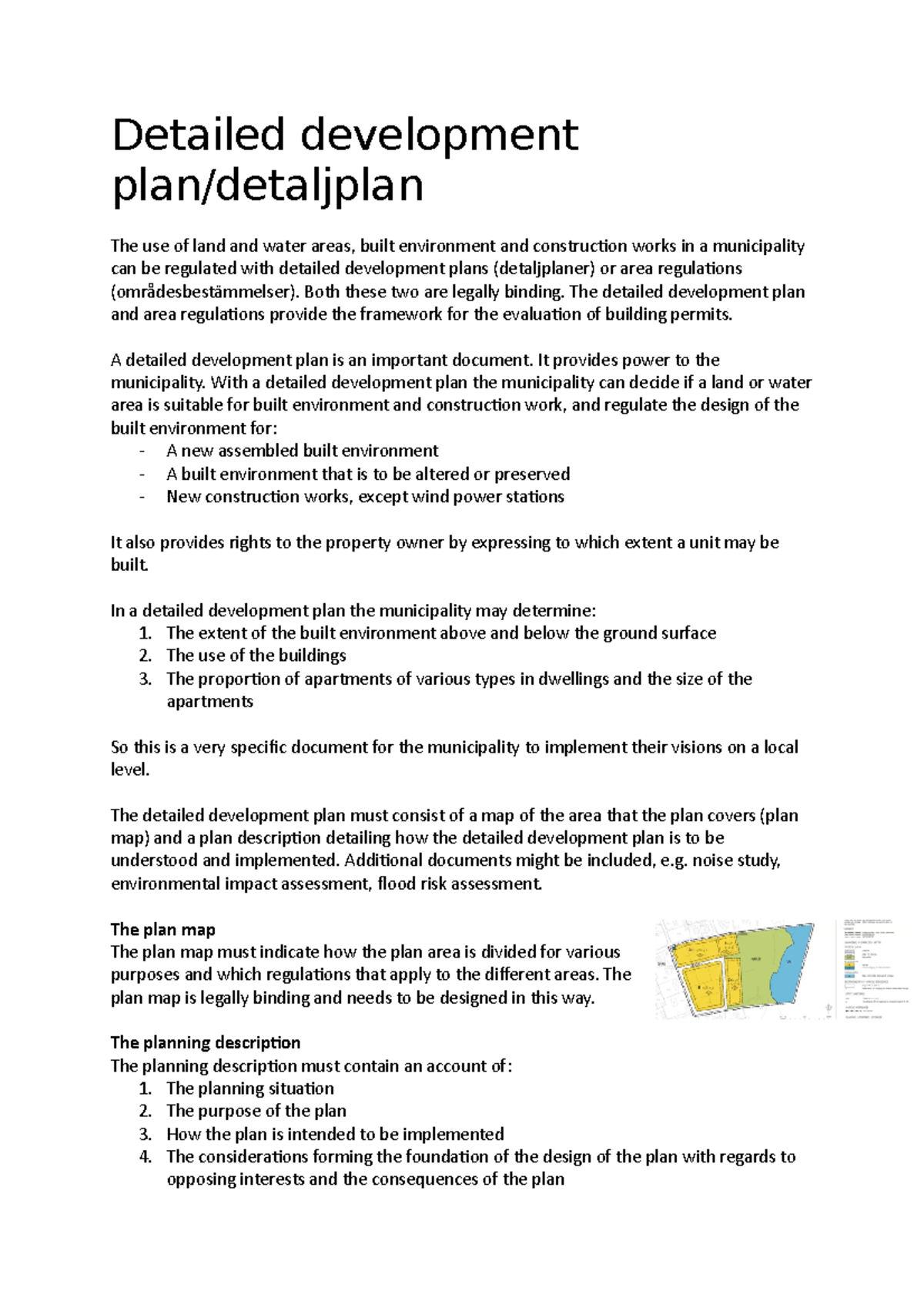 Detailed development plan - BOM210 - Chalmers - Studocu