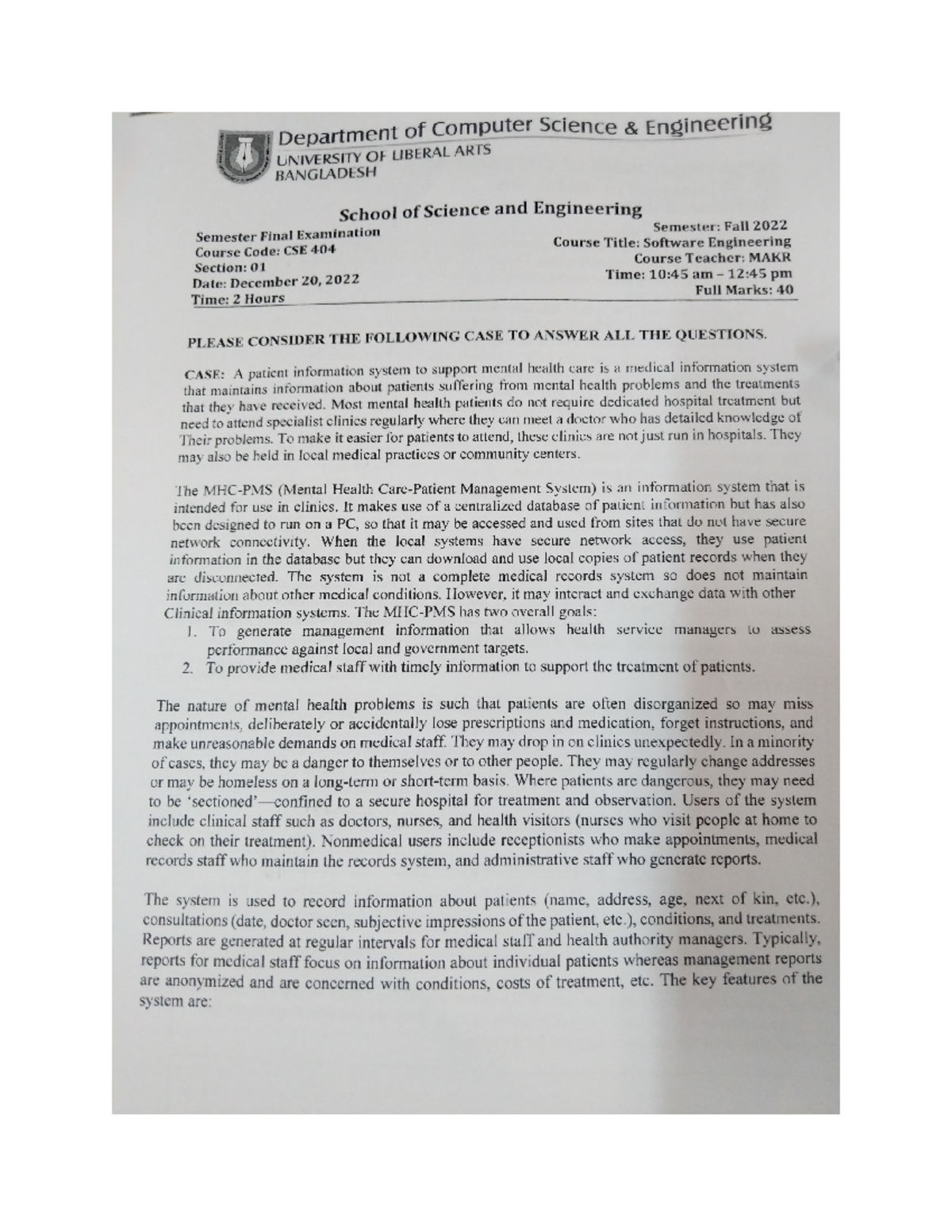 Final - ... - Software Engineering - Studocu