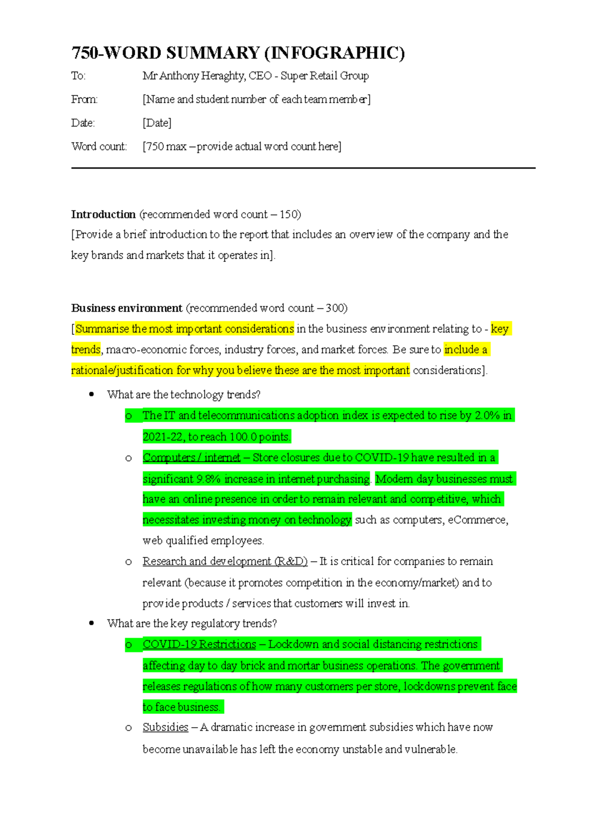 750-word summary template Final - 750-WORD SUMMARY (INFOGRAPHIC) To: Mr ...