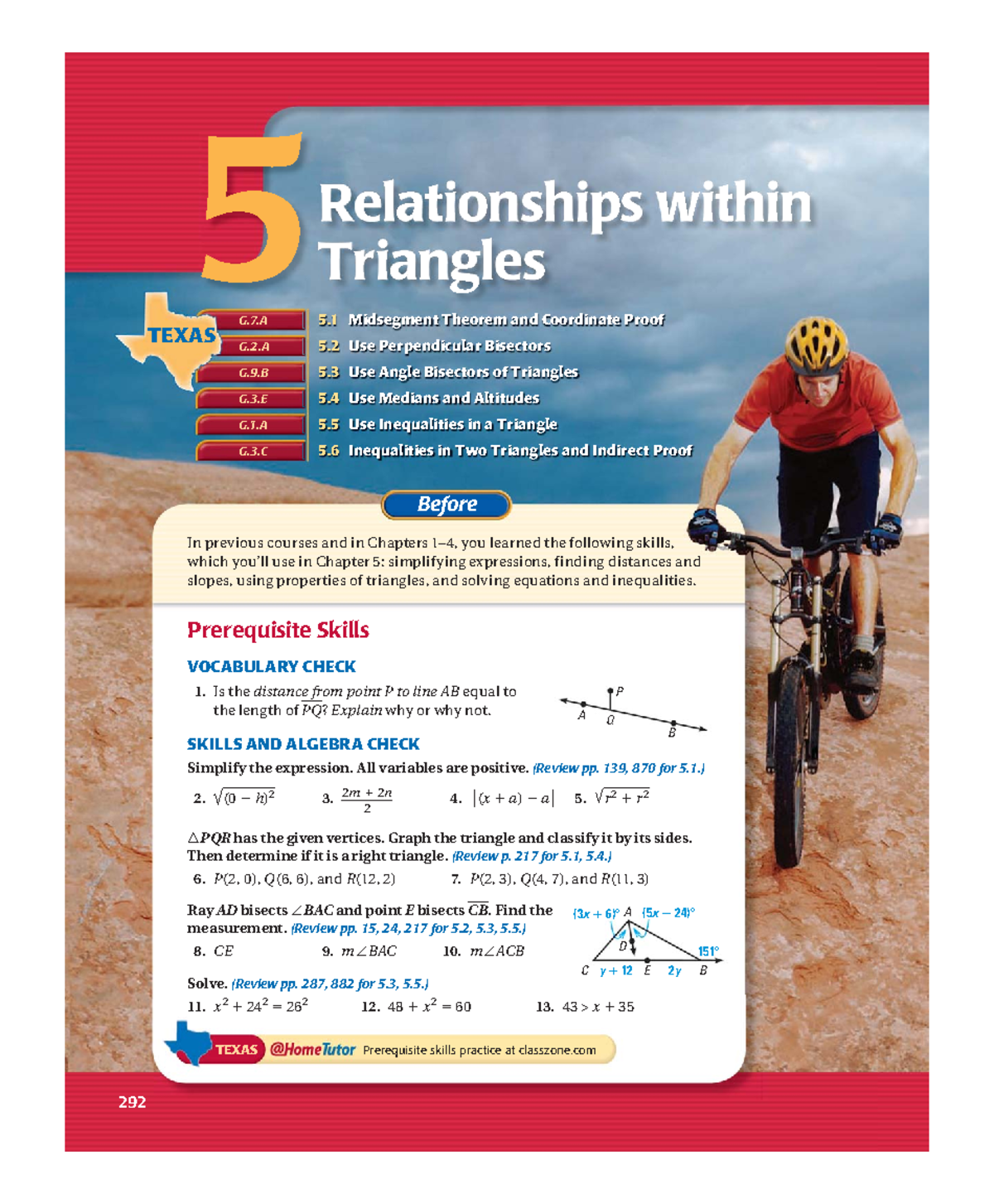 Geometry Ch 5 - Relationships within 5 Triangles 5 Midsegment Theorem ...