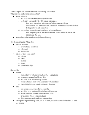 Interpersonal Communication Outline Final Draft - Outline Final Draft Emmanuel Akinbowale - Studocu