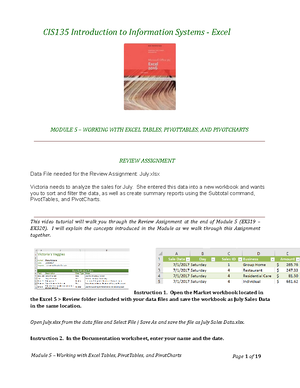CIS135 Access Module 5 - CIS135 Introduction to Information Systems ...
