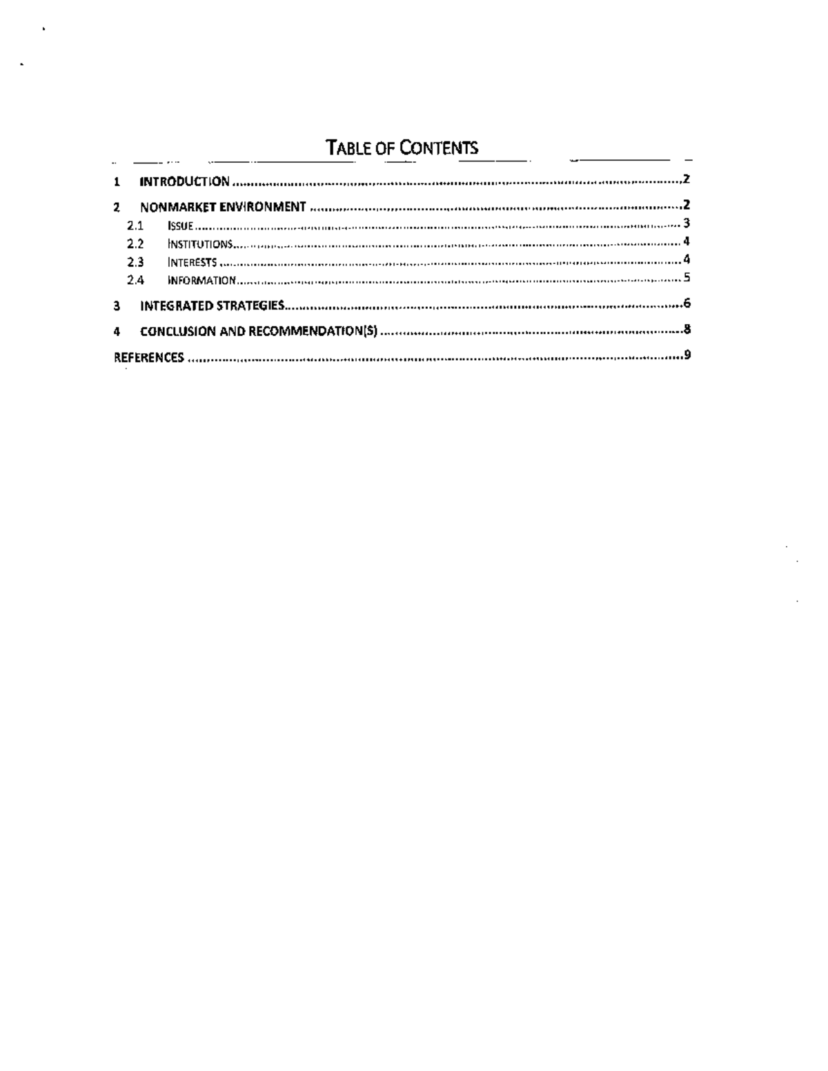 1st Example - Grade: A+ - _ _- TABLE OF CONTENTS 1 INTRODUCTION ...