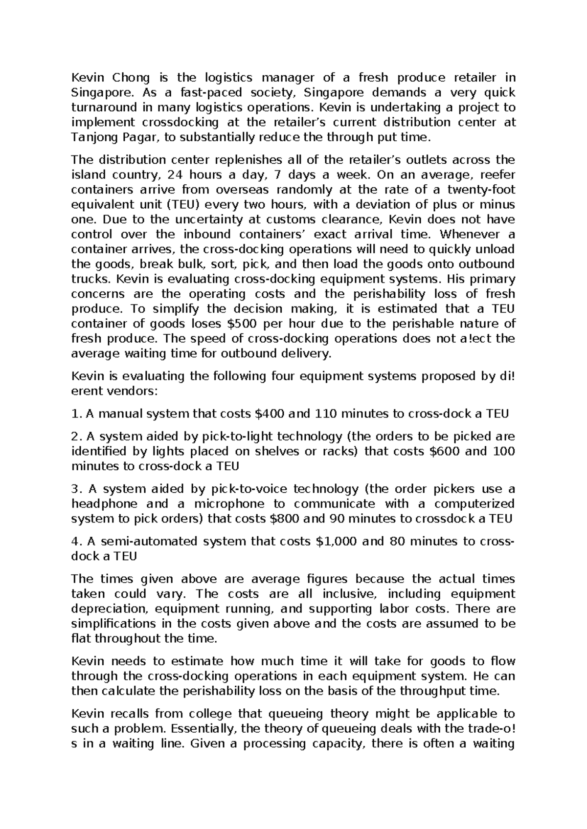 bbbbbbbbbbbbbbbbbbbbbbbbbbbbb - Kevin Chong is the logistics manager of ...