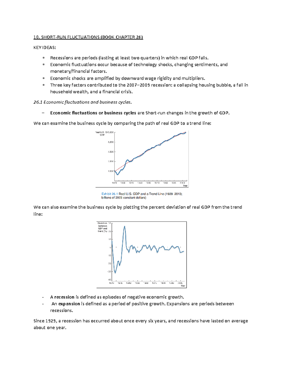 Introduction TO Economics Topic 10 - 10. SHORT-RUN FLUCTUATIONS (BOOK ...