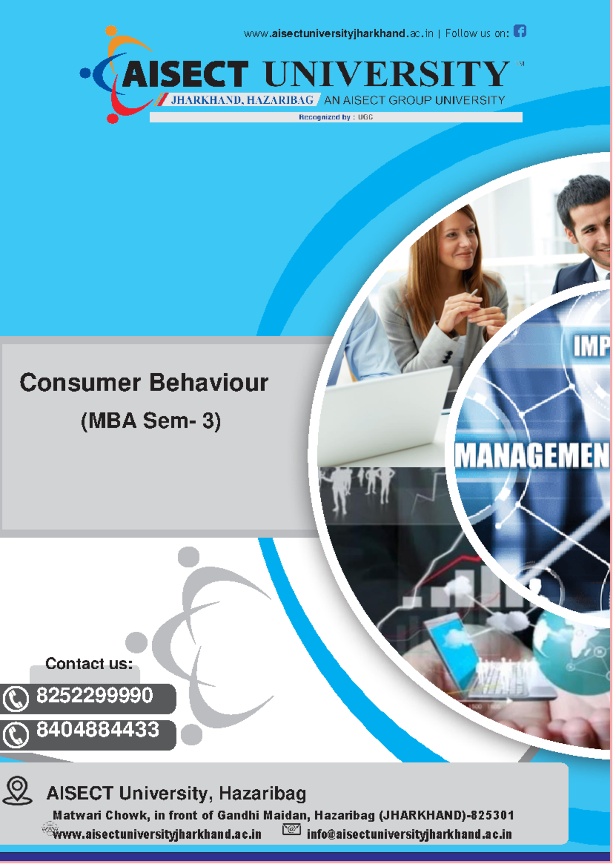 MBA-SEM-3-Consumer Behaviour - aisectuniversityjharkhand.ac | Follow us ...