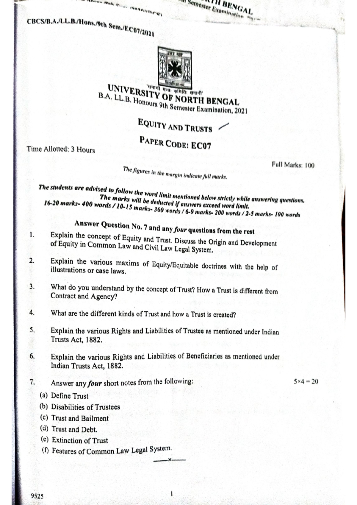 Equity and Trust - notes - Graph Theory - Studocu