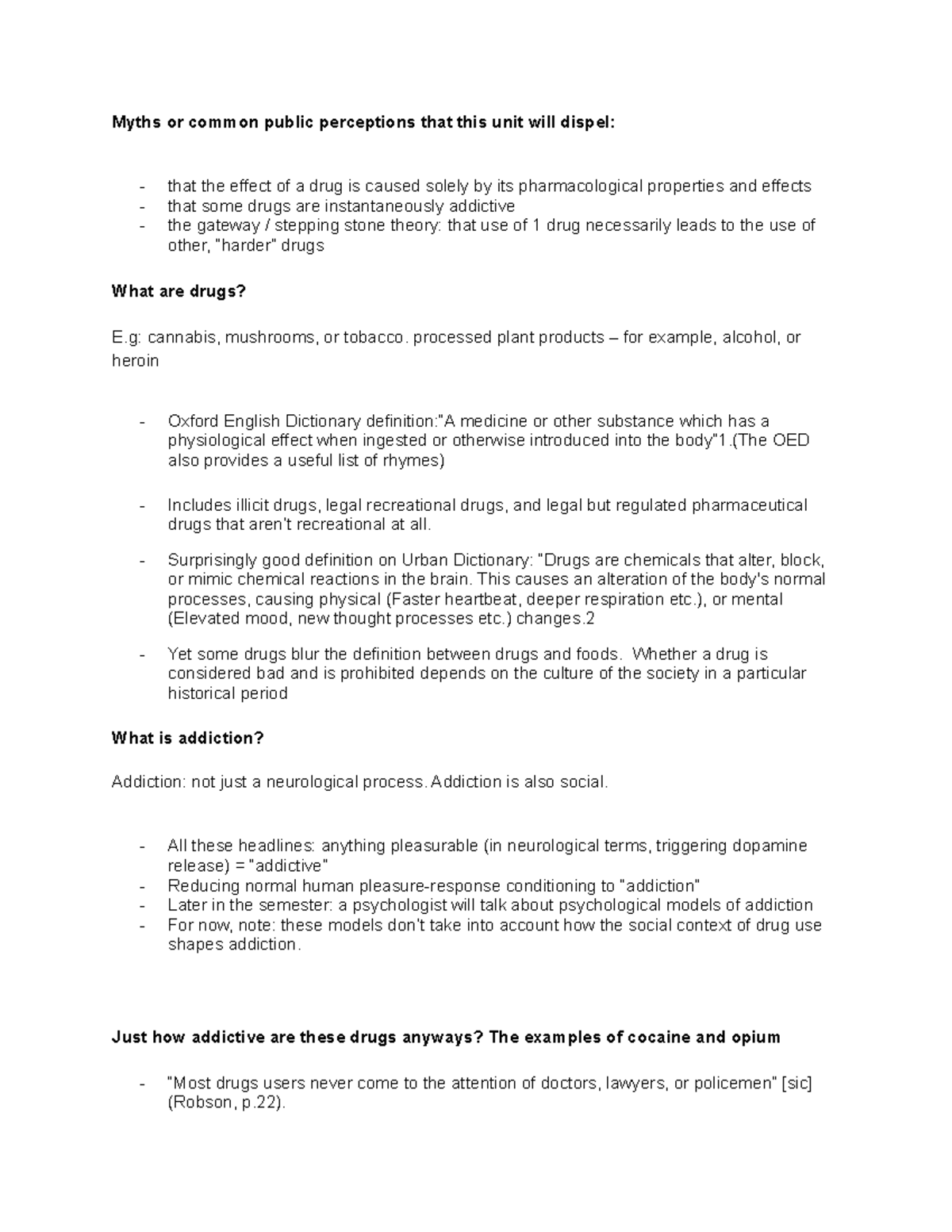 Lecture 1 3 Myths Or Common Public Perceptions That This Unit Will Dispel That The Effect Of
