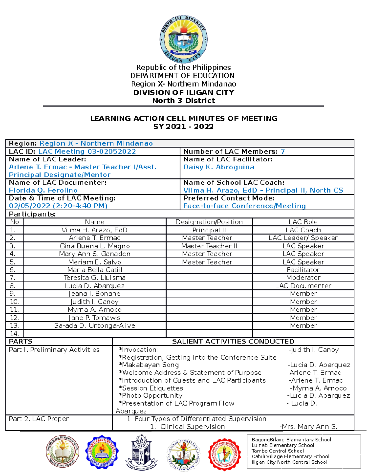 Form-1.-LAC-minutes- Differentiated Supervision-Grade 2 - Republic of ...