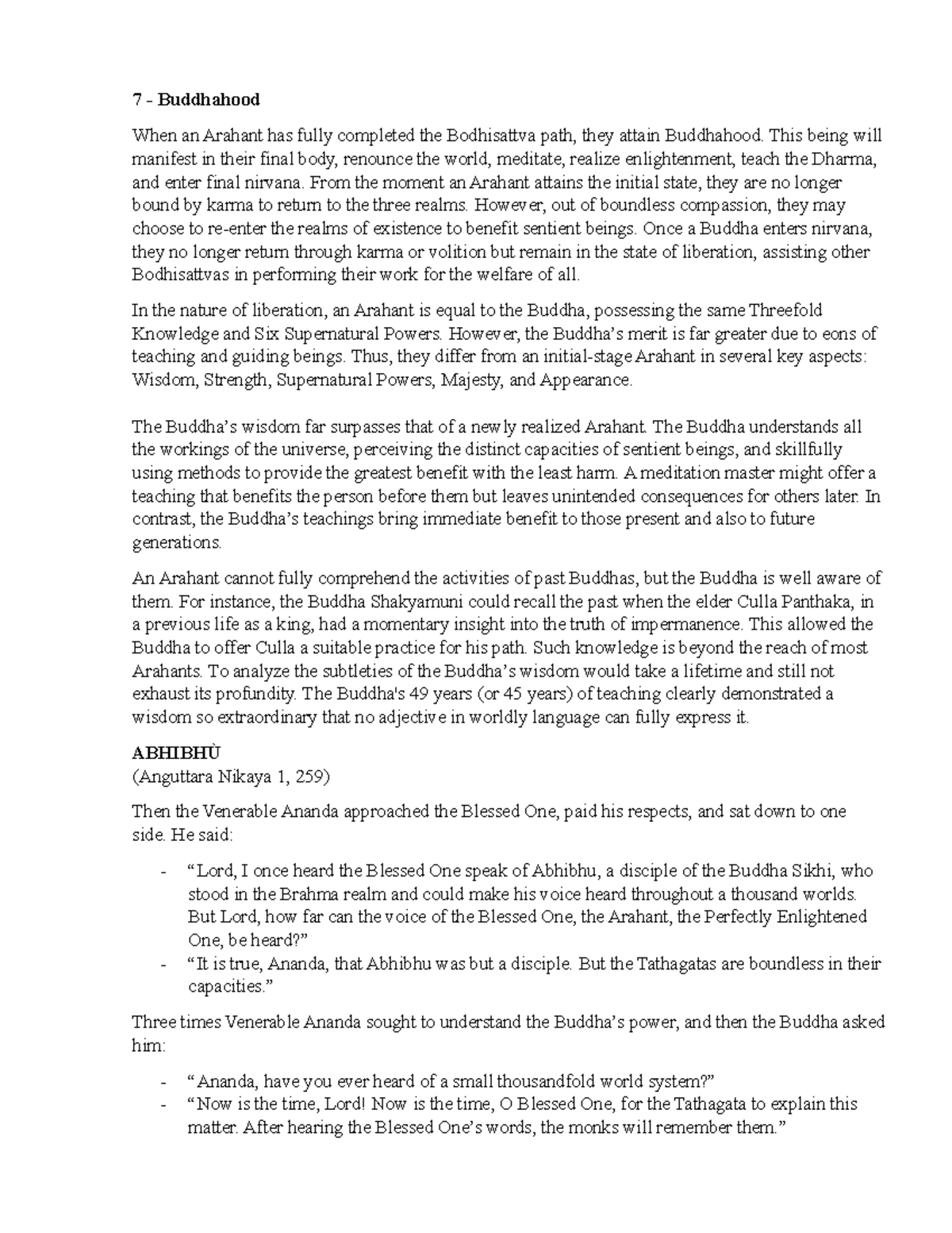 Y tế tbcn - Y tế tbcn - 7 - Buddhahood When an Arahant has fully ...