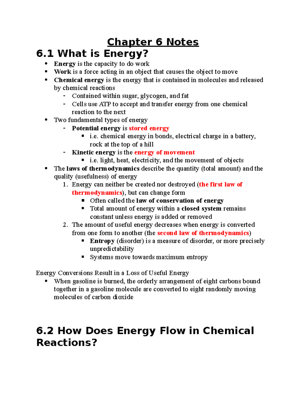 Chapter 6 - Adam Hrincevich Spring 2022 - Chapter 6 Notes 6 What is ...