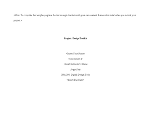GRA200 Design Effectiveness Worksheet - GRA 200 Design Effectiveness ...