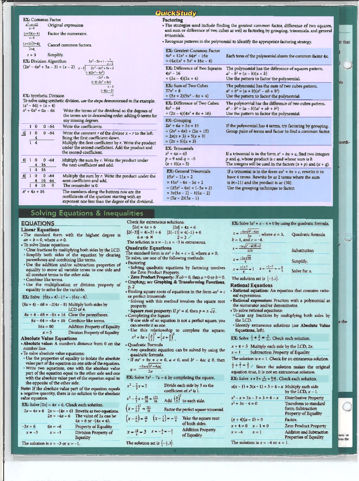 intermediate algebra - MATH 110 - Studocu