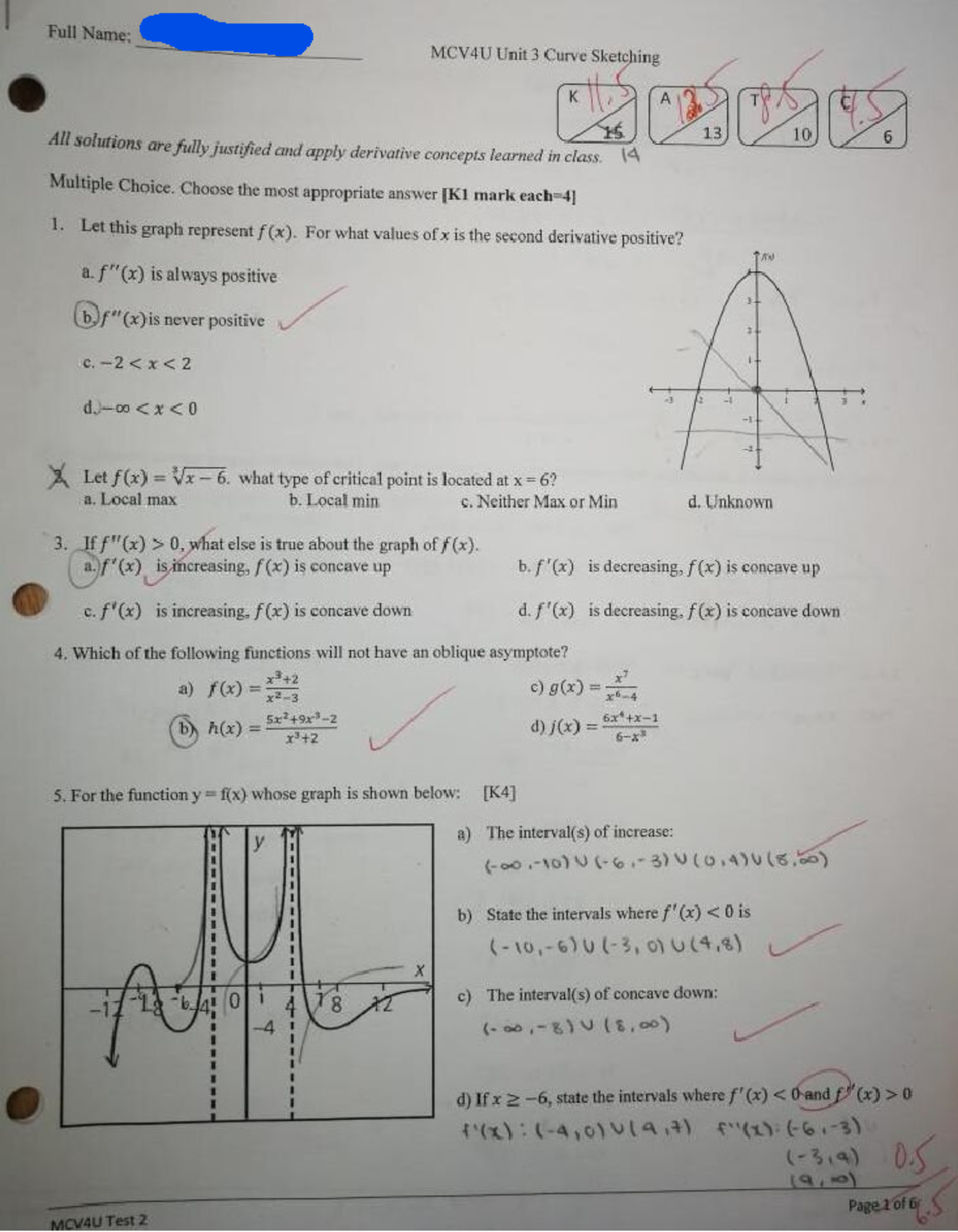 G12 Calc test - test - Studocu