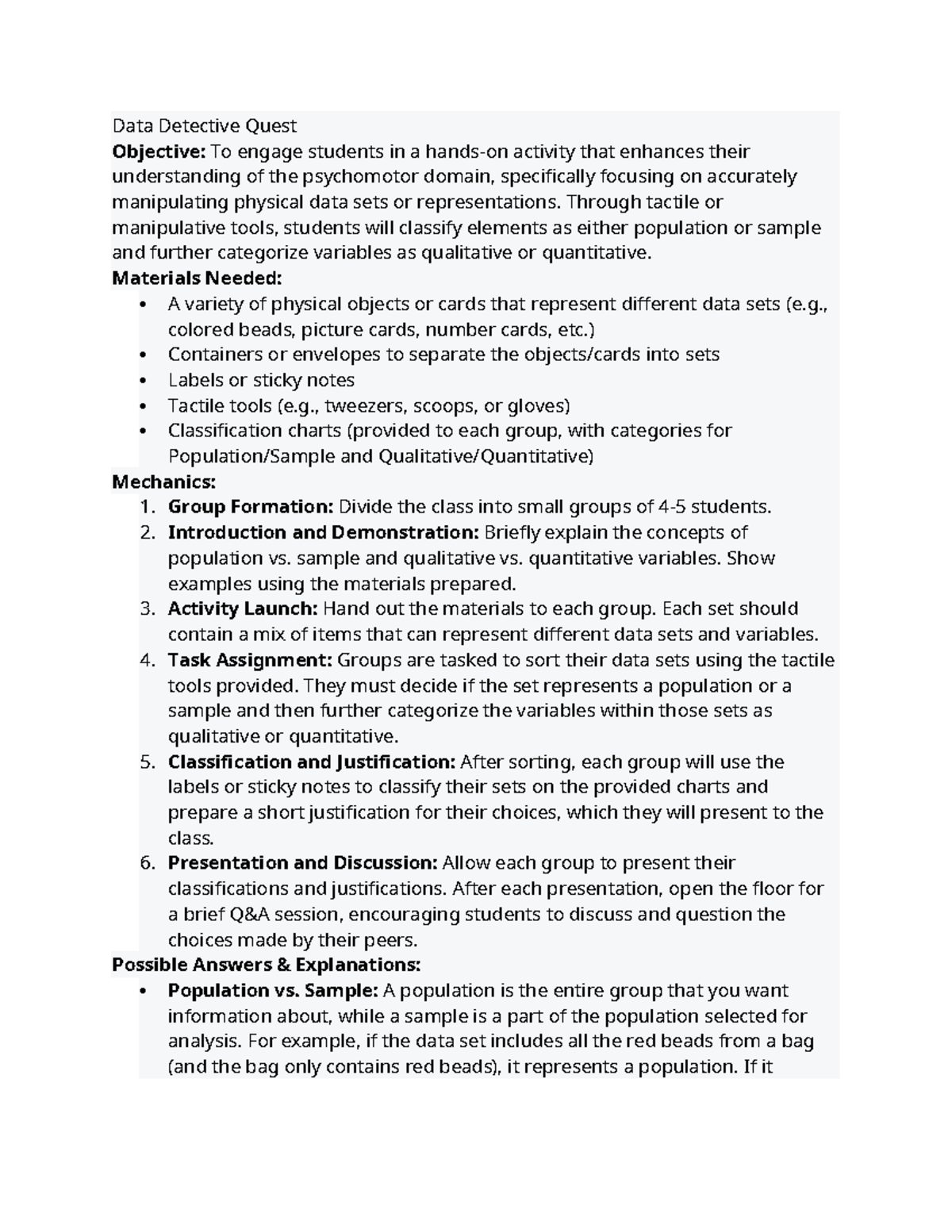 Data Detective Quest - wefre b fer dffv - Data Detective Quest ...