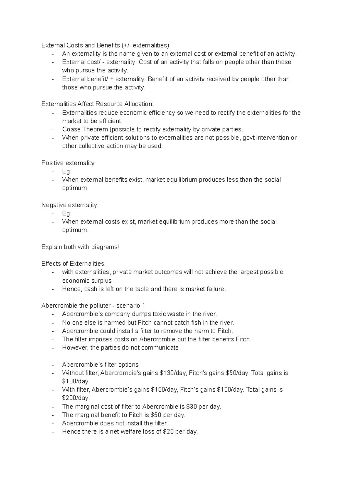 HE5091 Lect 5(Externalities, Property Rights and Economics of ...
