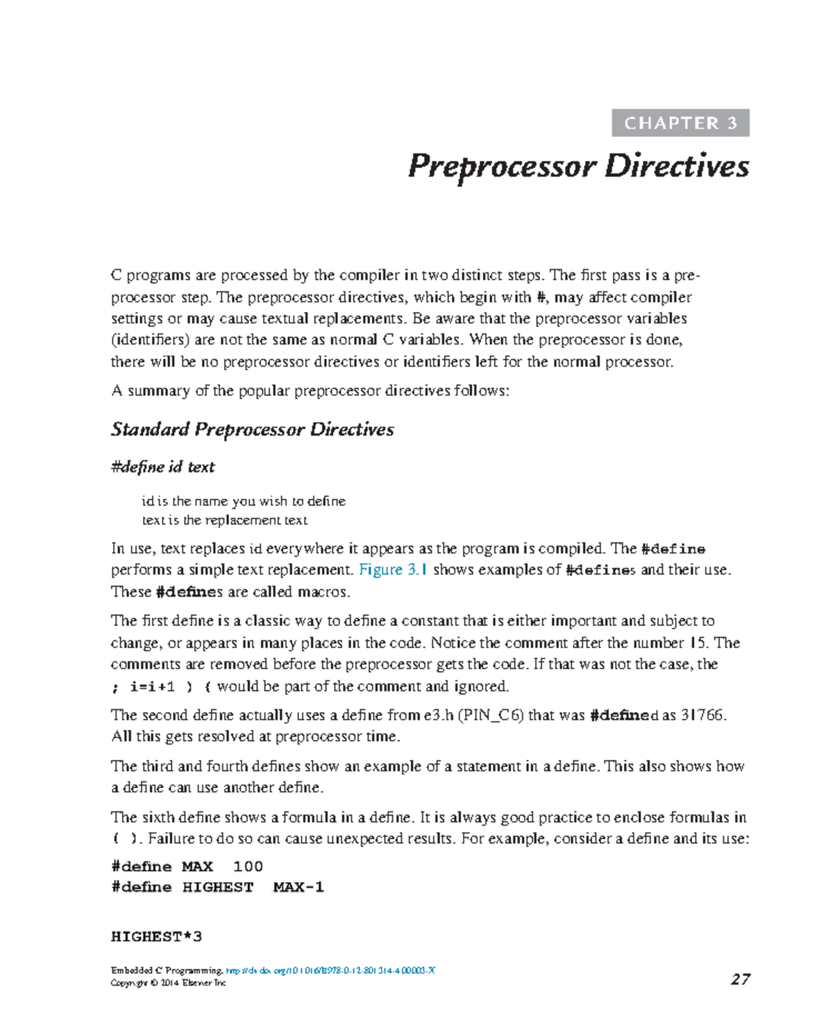 Chapter-3-Prepvrocessor-Directives 2014 Embedded-C-Programming - 27 C ...