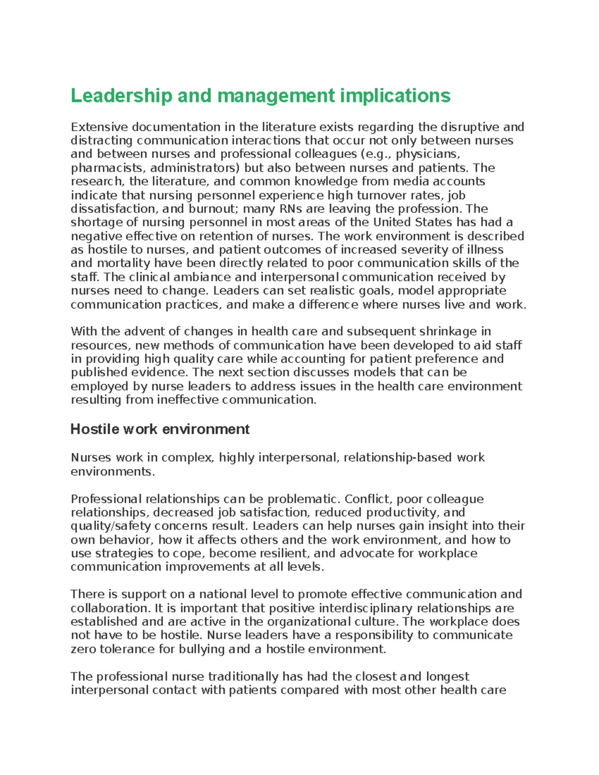 Module 3 Communication Leadership and Team Building & Effective Groups ...