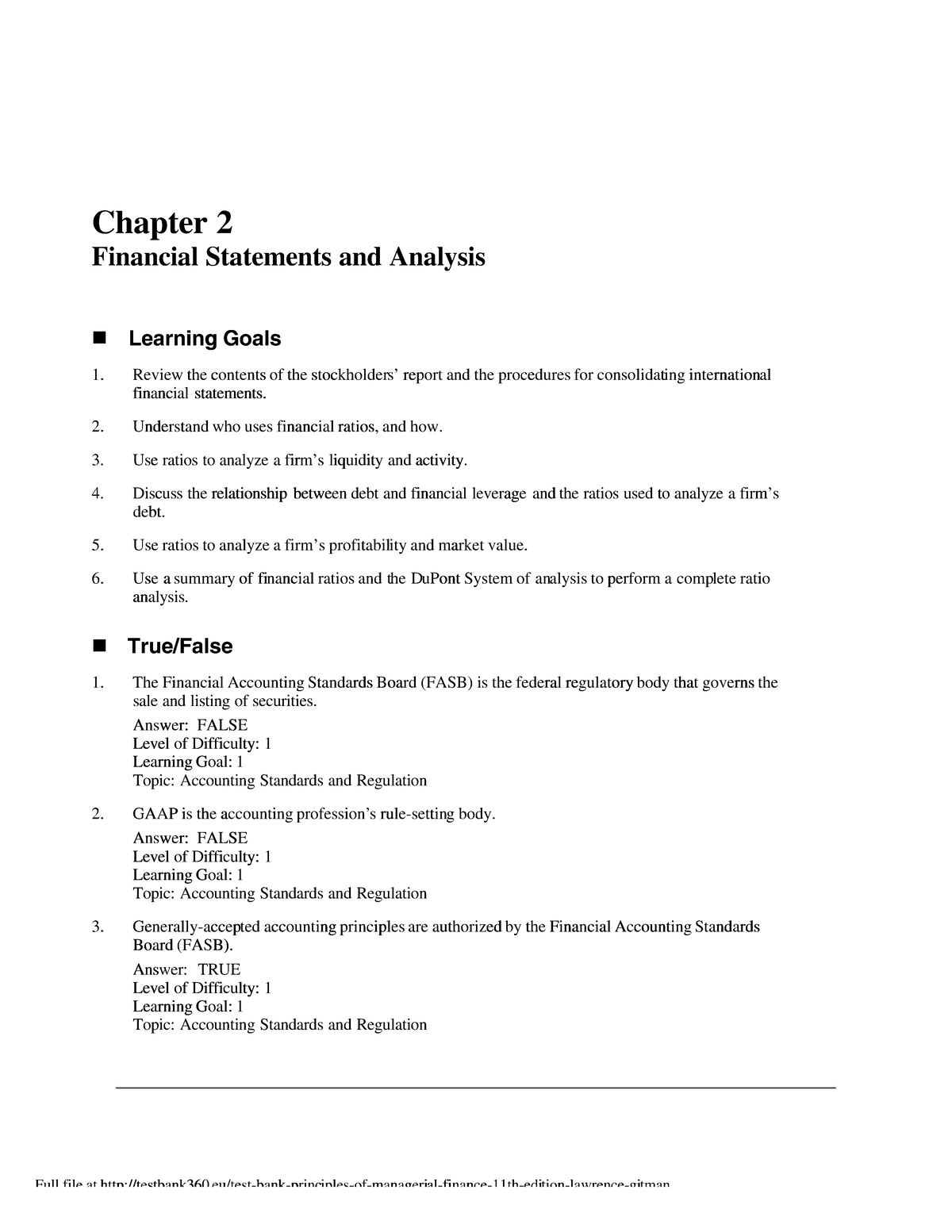 2 Financial Statement Analysis do it yourself and answr - Chapter ...