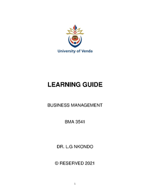 93187 - Personnel Training N5 – Module 1 – Training and development in ...