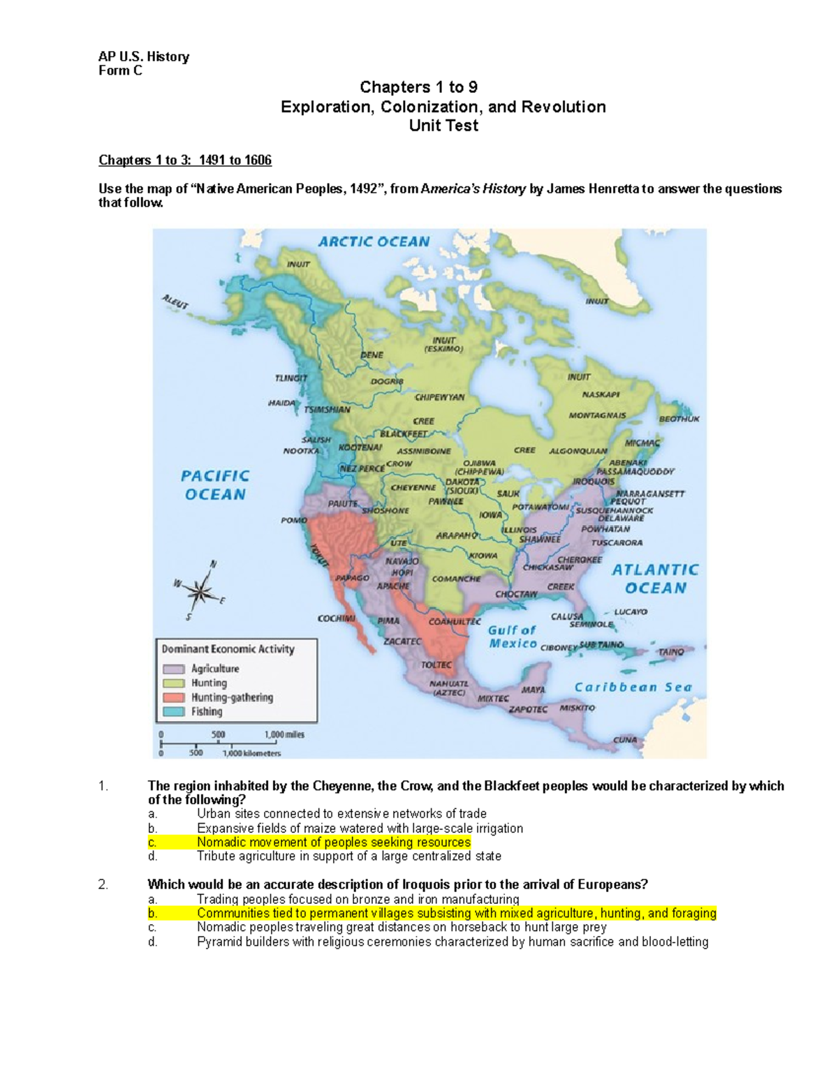 Chapters 1 to 9 (Exploration and Colonization) - All New Alternative ...