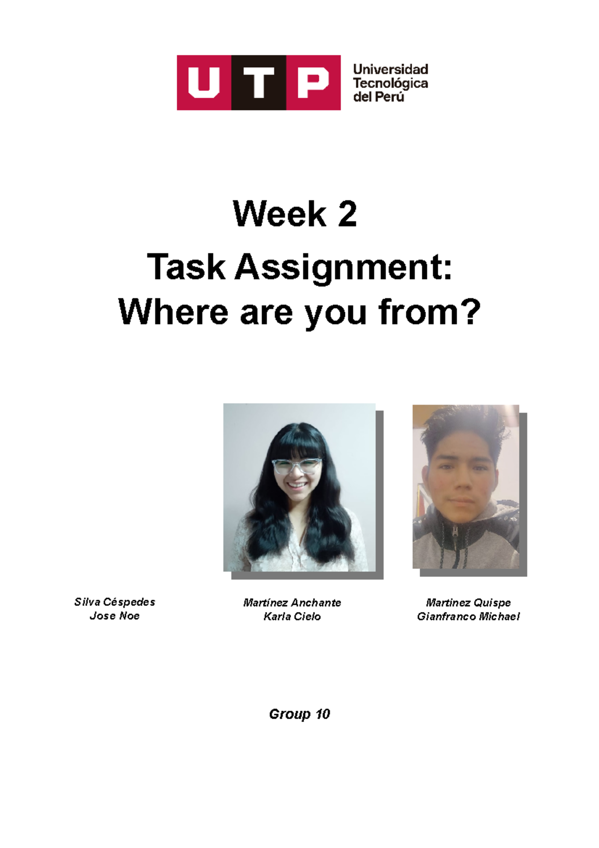 Week 2 - Task Assignment - Where are you from- Grupo 10 - Week 2 Task Assignment: Where are you ...