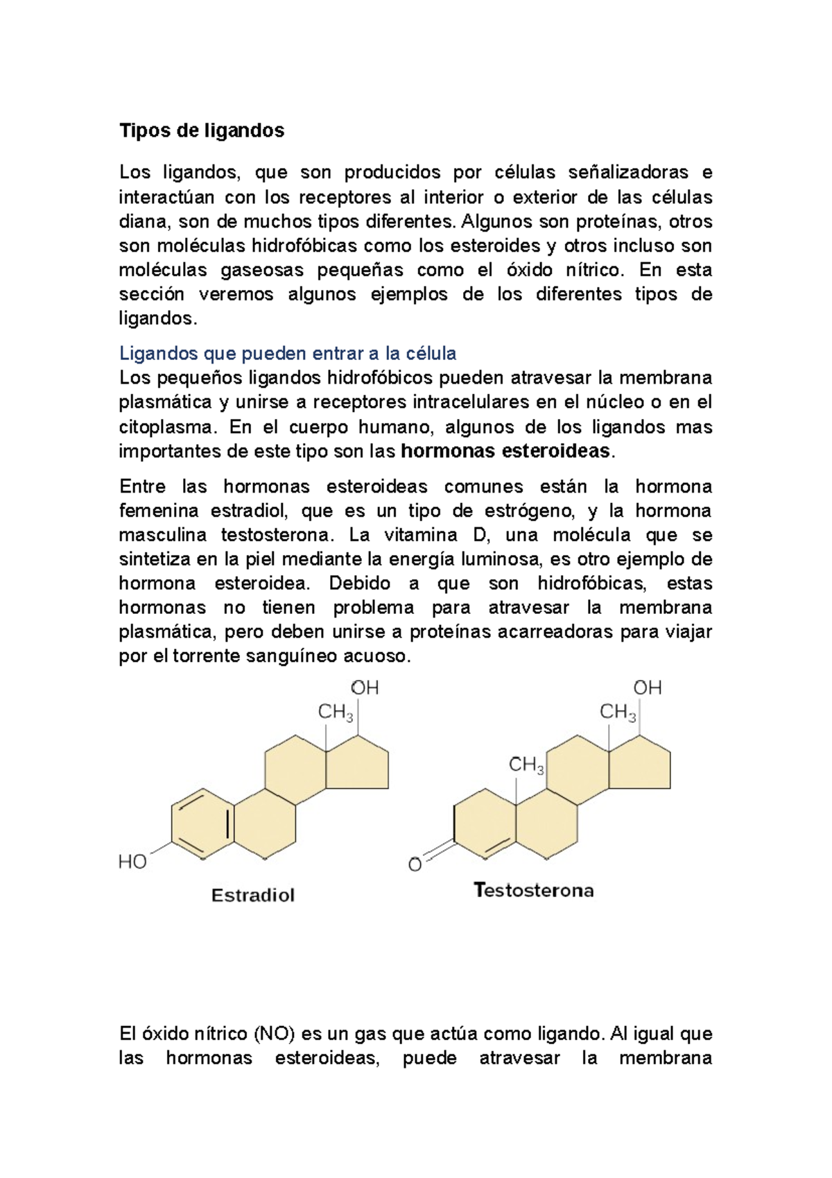 8. Tipos DE Lingados - Tipos de ligandos Los ligandos, que son ...