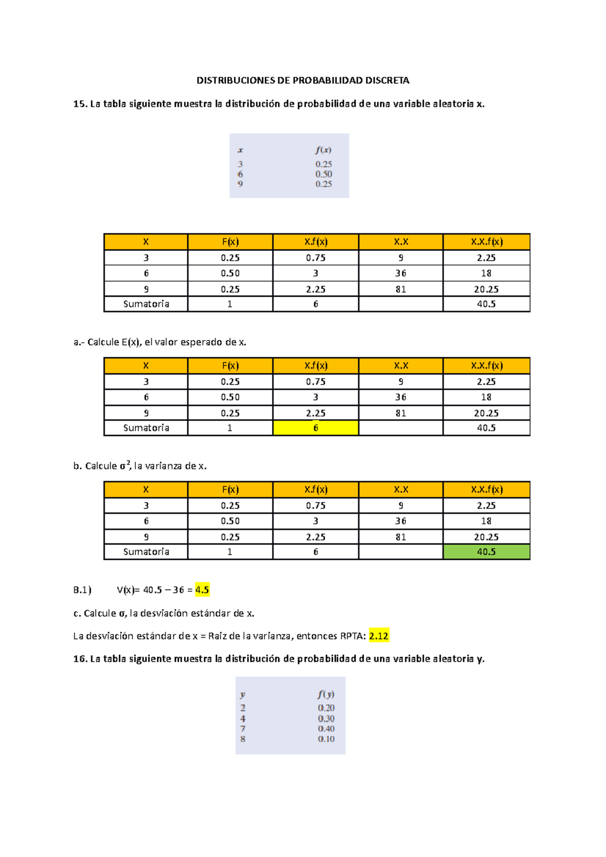 Distribuciones de probabilidad discreta 15-24 - DISTRIBUCIONES DE ...