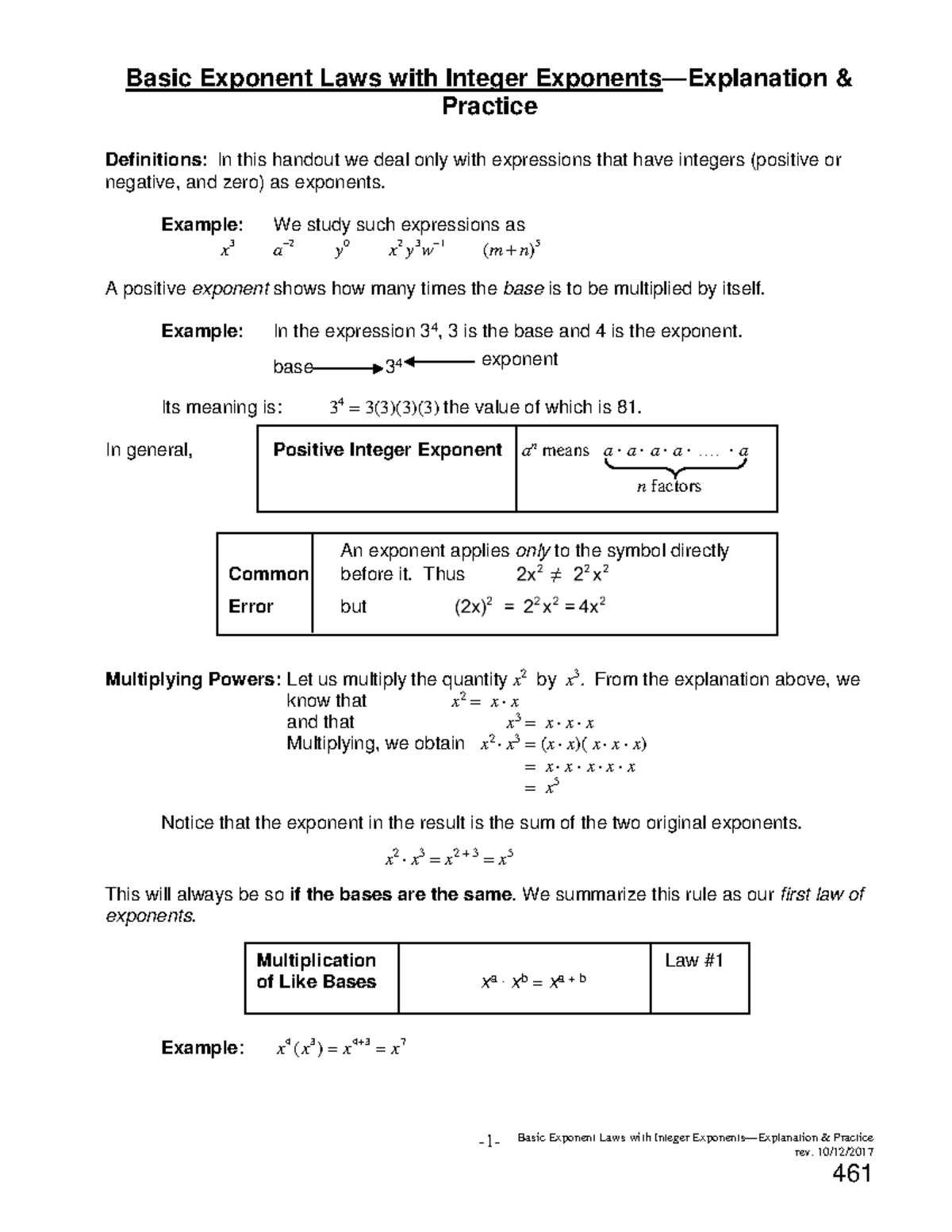 461 -2017-basic exponent laws with integer exponents-explanation ...