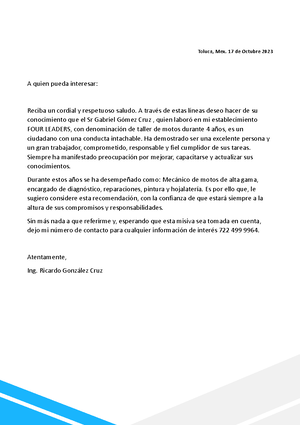 Ensayo 1 “La importancia de las empresas de servicios en el mundo ...