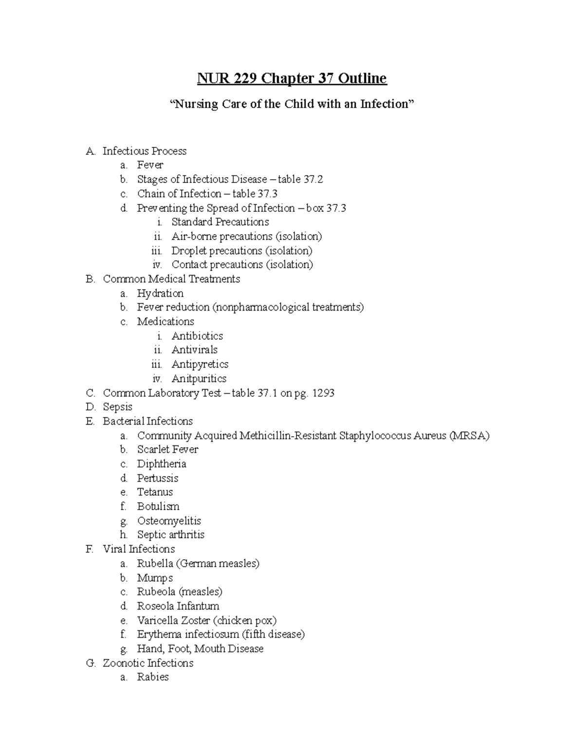 Chapter 37 Outline - maternal newborn ex study guide - NUR 229 Chapter ...