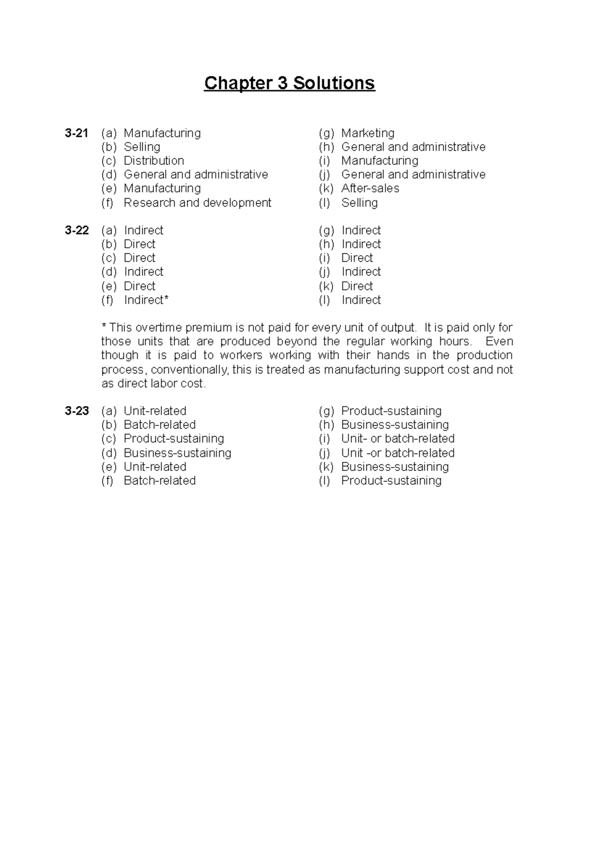 Chapter 3 Solutions - This is a great way to get the best out of the ...