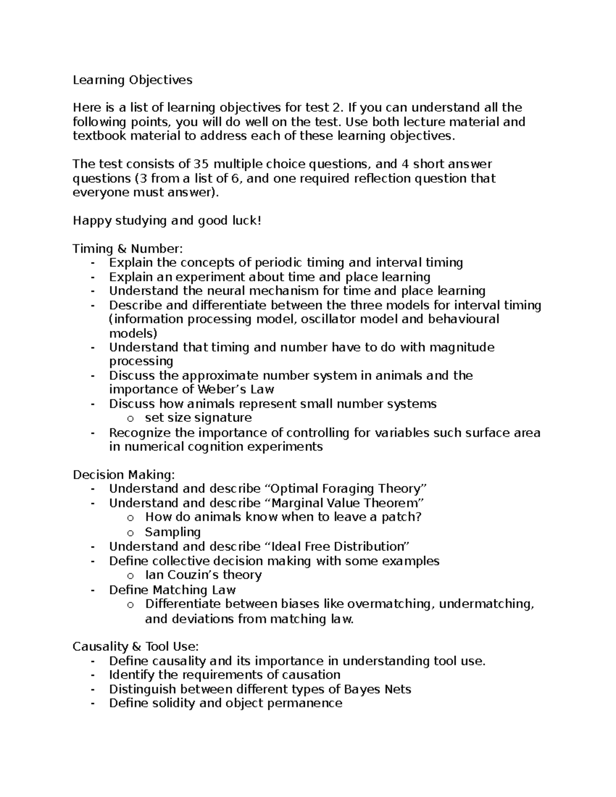 2210+Test+2+Learning+Objectives-1 - Learning Objectives Here is a list ...
