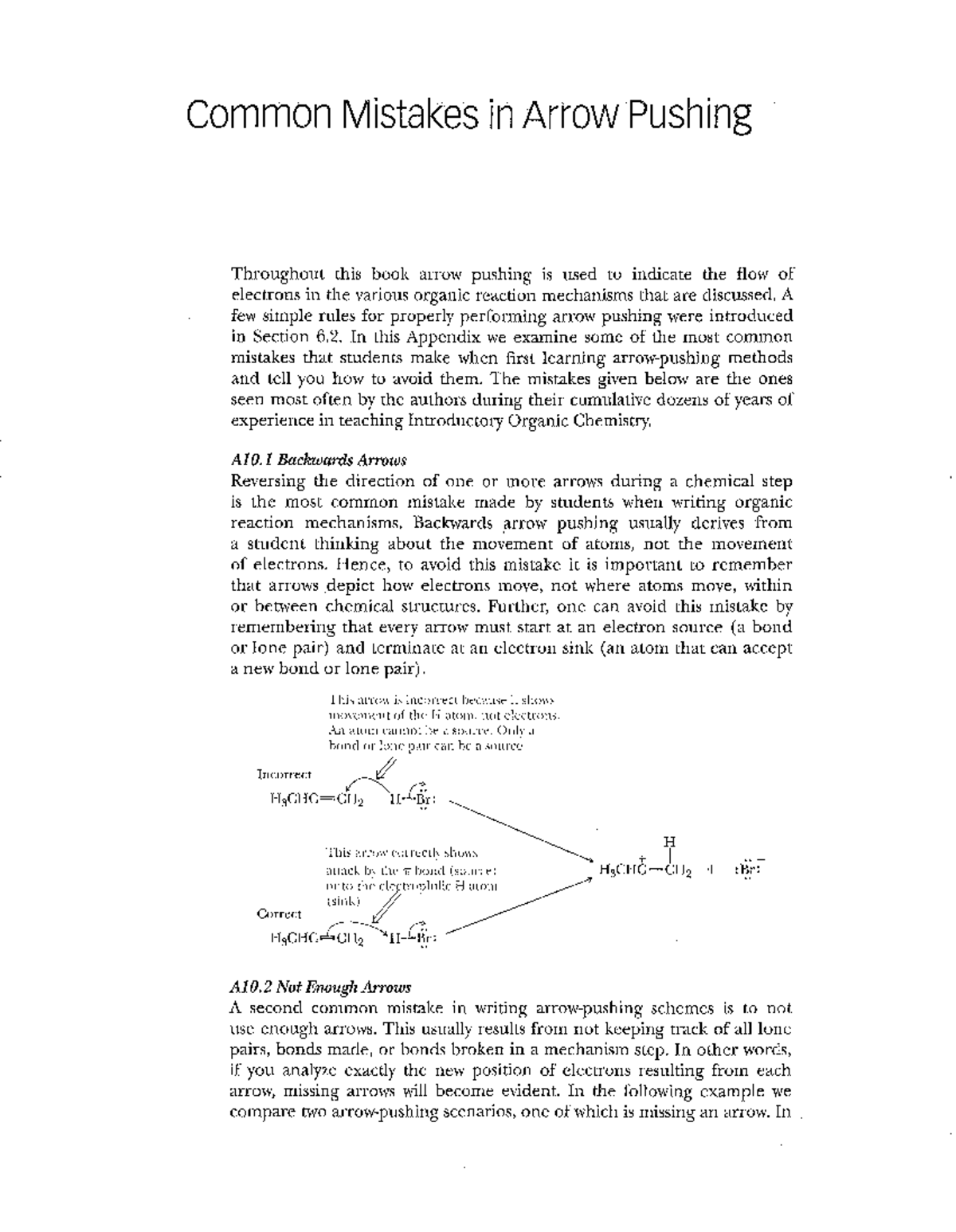 Common Mistakes in Arrow Pushing - CHEM 342 - Studocu