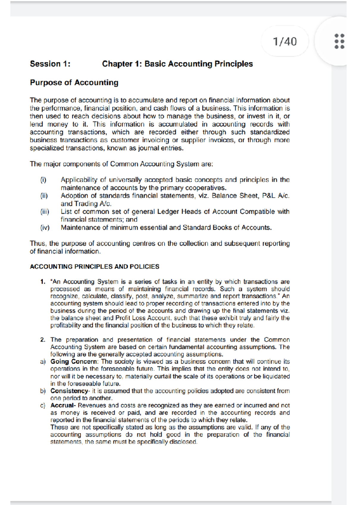 The practice material of coperative accounting - Bachelor of commerce (bcom) - Studocu