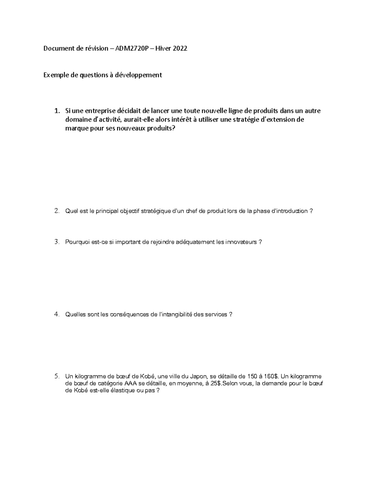 ADM 2720 - Document de revision Question a development - ADM2320 ...