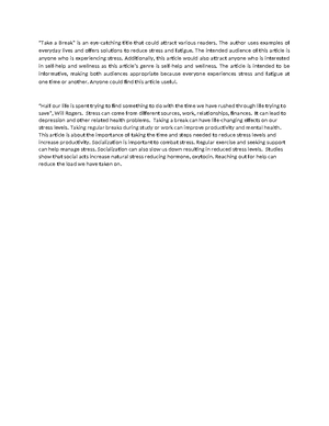 ENG 190 Module Three Collection of Sources APA - Project Part Two ...