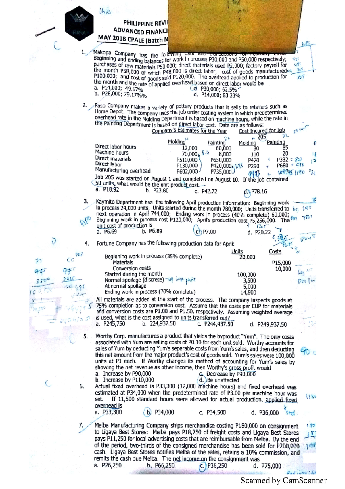 AFAR Mastery Part2 - Accountancy - Scanned by CamScanner Scanned by ...
