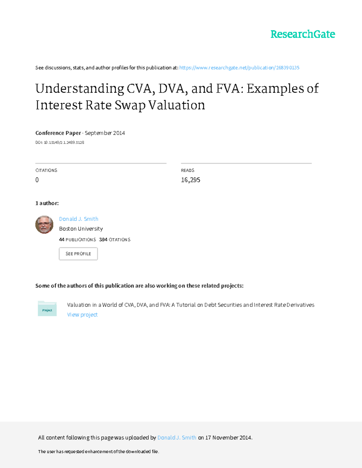 Counter Party Credit Risk Handout - CSC II - George Brown College - Studocu