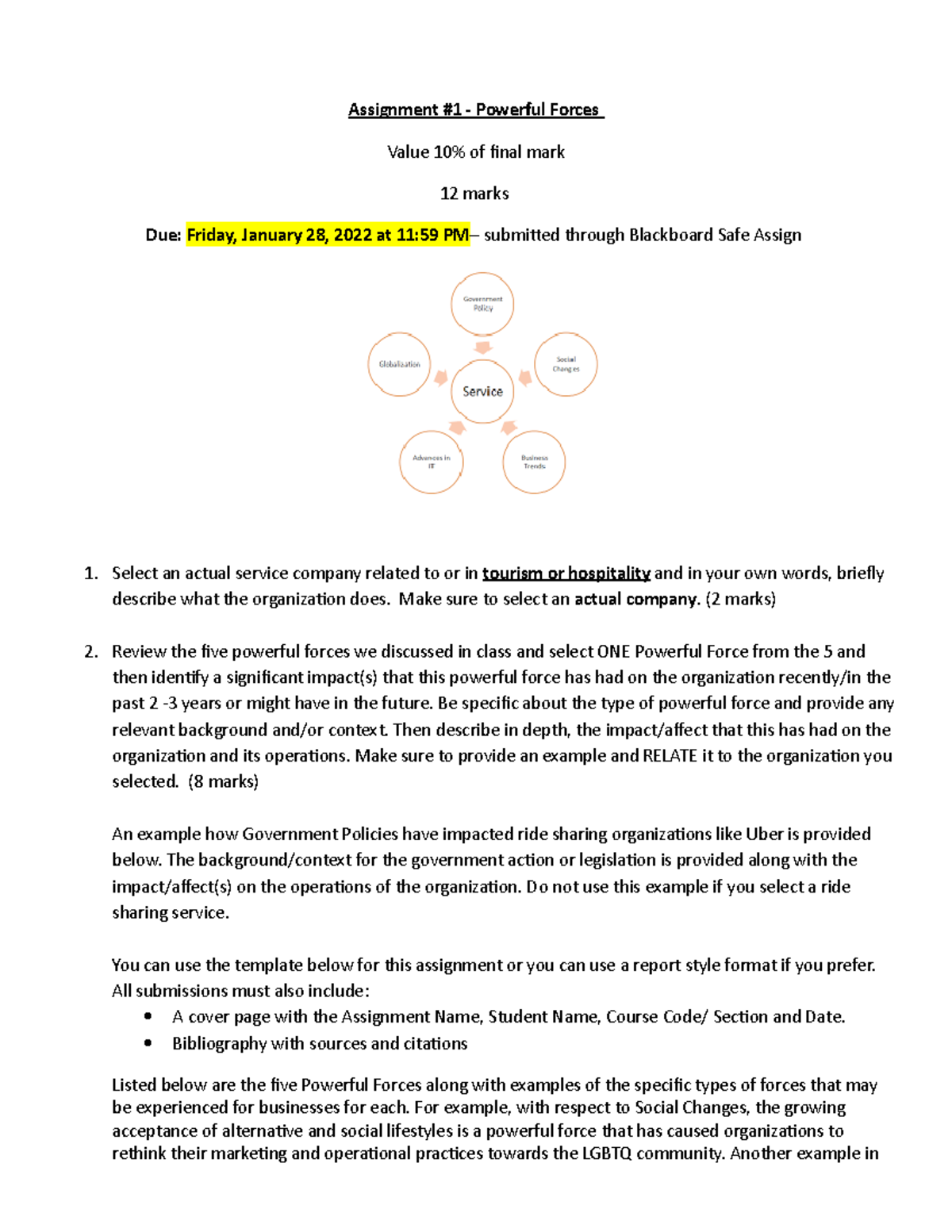 Assignment #1.Powerful Forces Assignment - Assignment #1 - Powerful ...