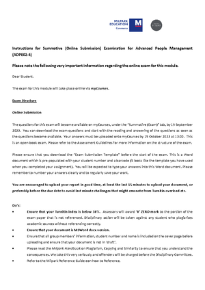 Assignment 1 Memo - Sem 1 2023 - MARKING MEMORANDUM Module Project ...