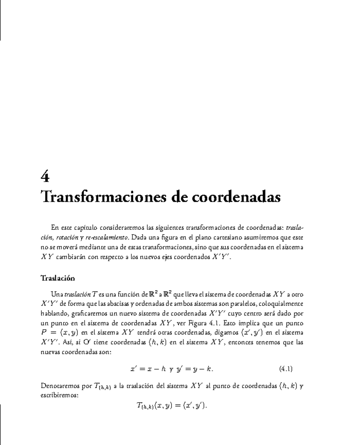 Transformacion DE Coordenadas - 4 Transformaciones de coordenadas En este capítulo ...